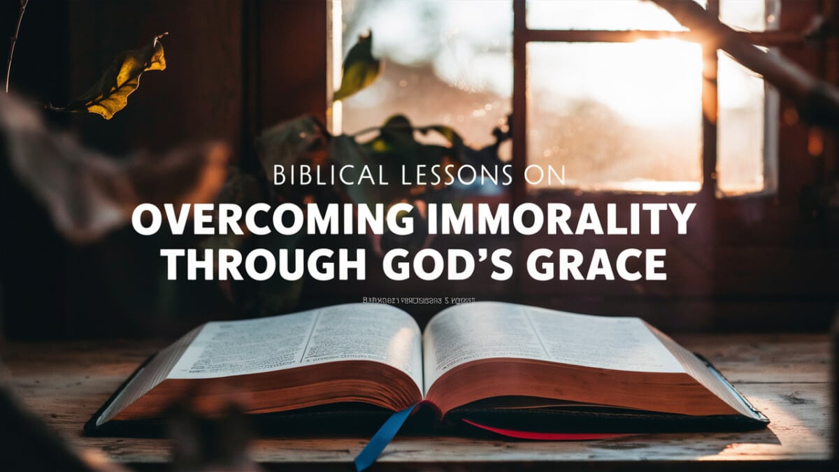 Biblical Lessons on Overcoming Immorality Through God's Grace